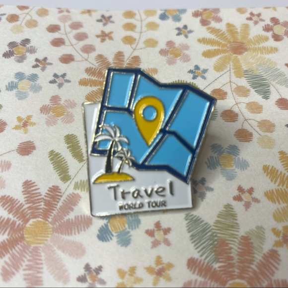 Jewelry | Travel World Tour Metal Pin | Poshmark